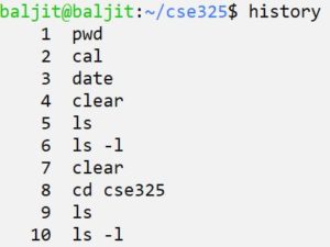 You can also use ! sign along with the command number to re-execute the ...