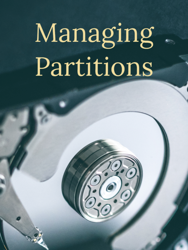 Managing Partitions in Linux - Dextutor